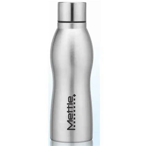 Mettle Polished Luna Stainless Steel Water Bottle Screwed At Rs 146