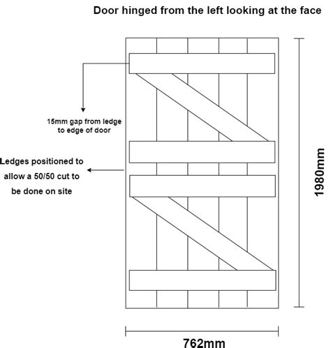 Traditional Oak Ledge And Brace Doors