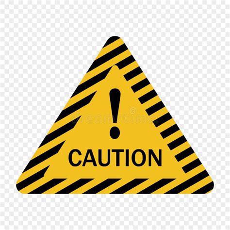 Yellow Warning Triangle Yellow Base Reflective Triangle Danger Sign