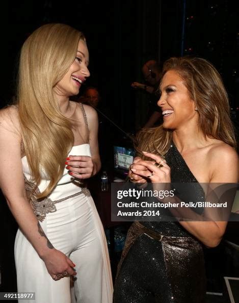 Recording Artists Iggy Azalea And Jennifer Lopez Attend The 2014