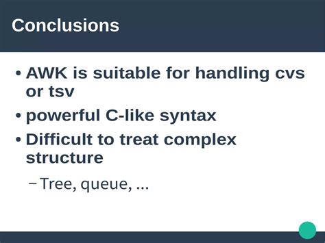 Introduction To Awk Ppt