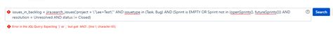 Solved Jql Query For Extracting All Backlogs Related To A