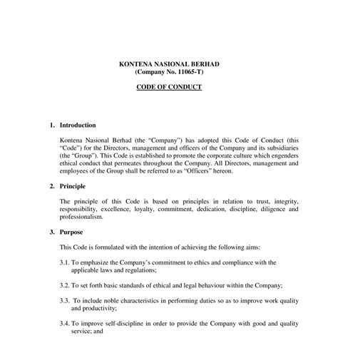 Code Of Conduct Pdf DocDroid