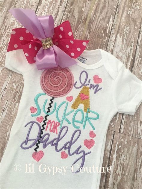 Boutique Girls Ott Shirt Im A Sucker For Daddy Fathers Day Outfit Girls Boutique Diy Father S