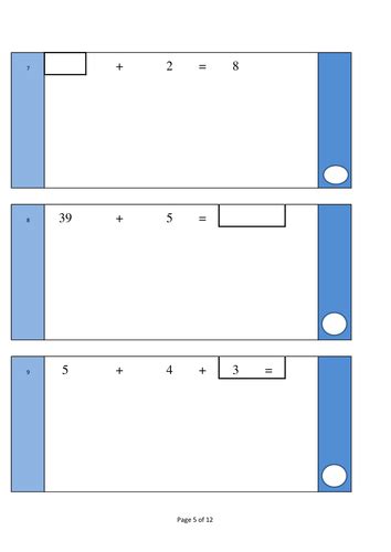 Ks1 Arithmetic Paper New Style 2016 Onwards 25 Questions And Answers