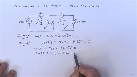 Mesh Analysis Example Youtube