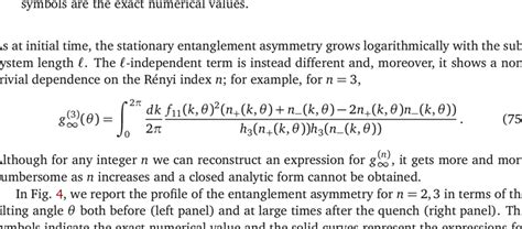 Rényi Entanglement Asymmetry As A Function Of The Tilting Angle θ ∈ [0 Download Scientific