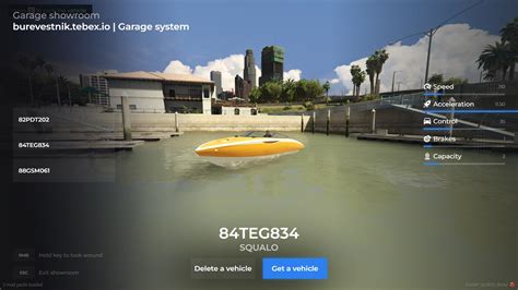 PAID Standalone ESX QBCore Garage System Boat Garage