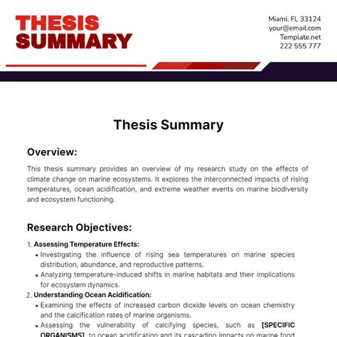 FREE Summary Templates Examples Edit Online Download Template Net