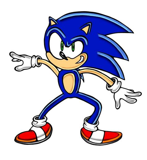 I Made Adventure Styled Sonic In The Cd Pose R Sonicthehedgehog