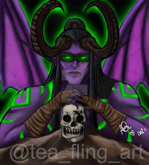 Illidan Stormrage Fanart By Tea Fling On Deviantart