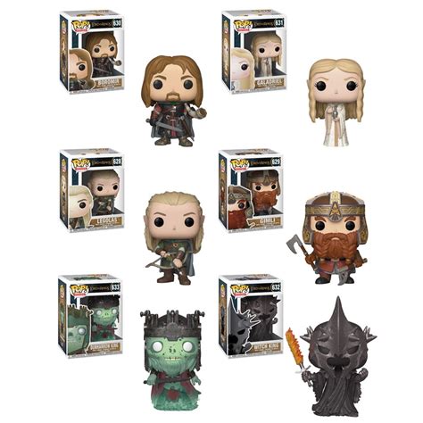 Funko POP! Movies - Lord of the Rings S3 Vinyl Figures - SET OF 6 ...