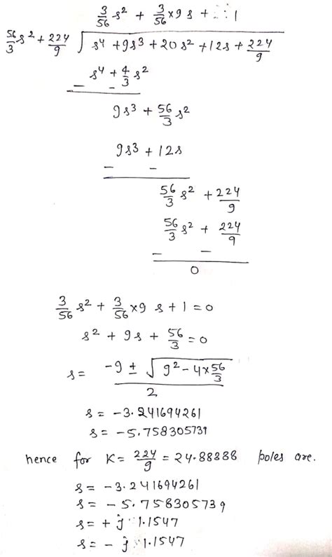 Consider The Unity Feedback System Is Given Below Rs Cs G With