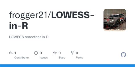 Github Frogger21 Lowess In R Lowess Smoother In R