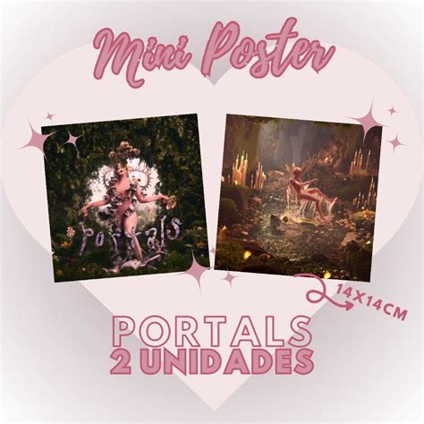 Mini Postercapa De Album Melanie Martinez Portals Fanmade 14x14cm 2
