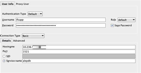 Not Able To Connect Ifs Dev Db From Sqldeveloper Ifs Community