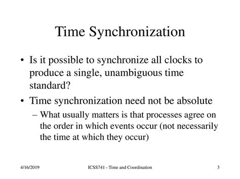 distributed synchronization ppt download