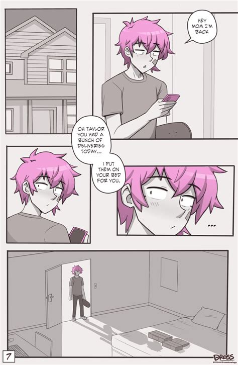 Rule 34 1boy Bandaid Clothed Clothing Comic Comic Page Dialogue Dross