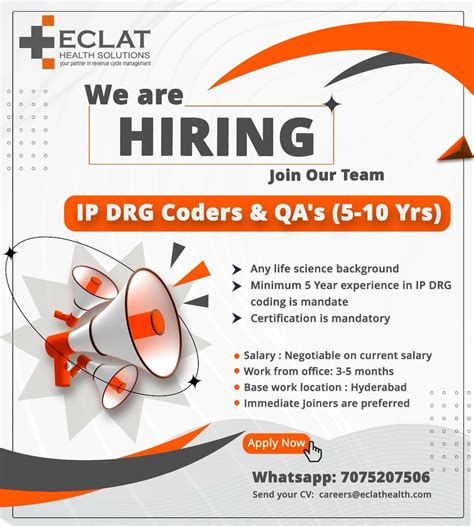 Lakshmi Sravya On Linkedin Hello Connections Eclat Health Is Hiring