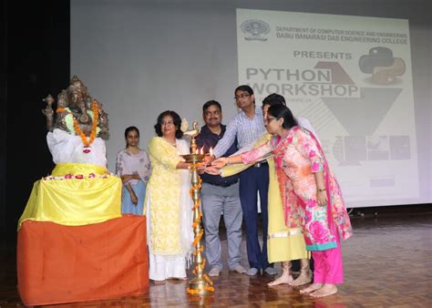 A “python Workshop” By Eminent Writer Dr Reema Thareja In Association