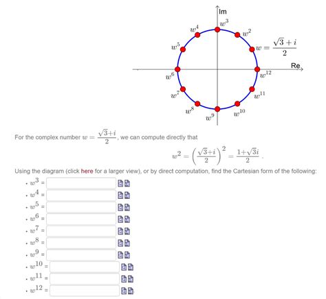 Solved Im W3 V3 I 2 Re For The Complex Number W V3 We Chegg Com