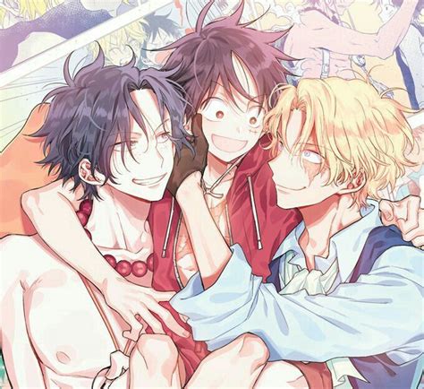 T Ng H P Nh Ng H Nh Nh P Nh T One Piece Ace And Luffy One Piece Images Ace Sabo Luffy