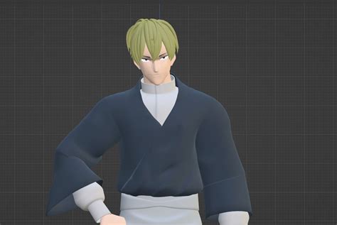Naoya Zenin Jujutsu Kaisen 3d Model By Summerforce