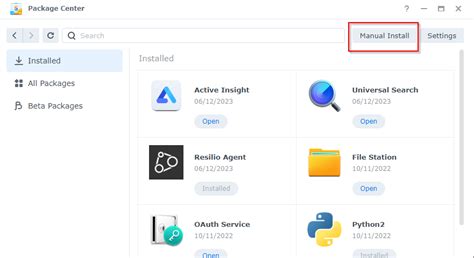 Synology Agent Upgrade Resilio Active Everywhere