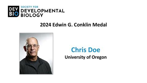 Chris Doe 2024 Edwin G Conklin Medal Youtube