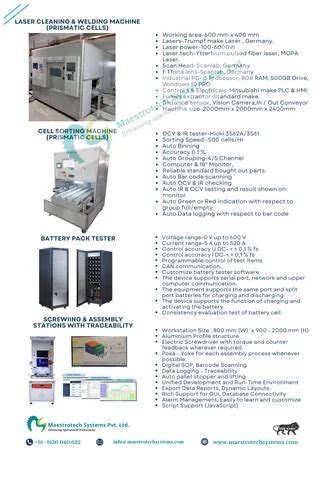 Cylindrical Cell Assembly Line At ₹ 500000piece Balewadi Pune Id 25118715430