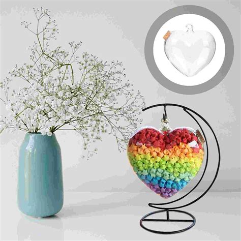 장식 유리 병 투명 용기 뚜껑 공기 냄비 작은 테라리움 종이 접기 소원 병 유리 항아리 종이 접기 스타 안경 Aliexpress