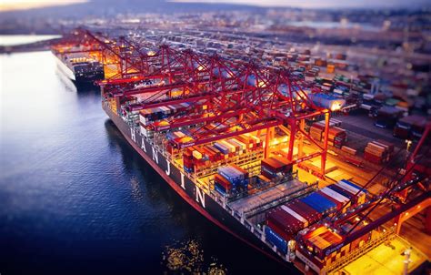 Container Terminal Hd Wallpapers Backgrounds