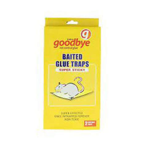 Habro Goodbye Rat Control Baited Glue Traps 2 Count Hygieneforall