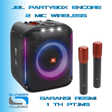 Jual JBL PARTYBOX ENCORE 2 WIRELESS MIC ORIGINAL PARTY BOX GARANSI RESMI 1 TAHUN Shopee Indonesia