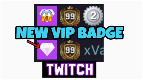 How To Unlock Equip New Vip Badge Icon Twitch Brand New Twitchcon