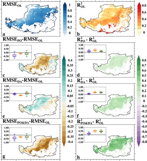 The Spatial Distribution Of The A Root Mean Squared Error Rmse And Download Scientific