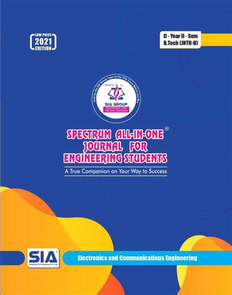 Btech Ii Year Ii Sem Ece Spectrum All In One Journal Jntu Hyd Buy