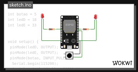Brake Lights Wokwi Esp32 Stm32 Arduino Simulator