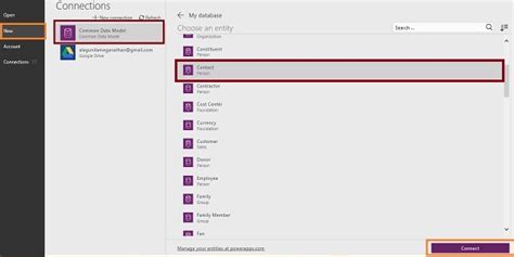 Add Common Data Model CDM In Microsoft PowerApps