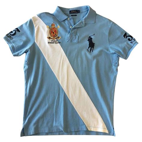 Polo Ralph Lauren Shirts Blue Cotton Ref 143667 Joli Closet