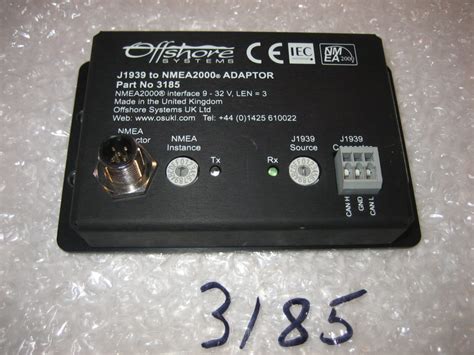 Oceanic Systems Offshore Dynamics 3185 J1939 To Nmea2000 Adapter Dealer Demo Max Marine