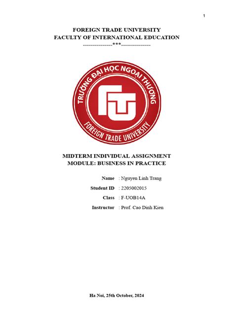 Assignment 1 Business In Practice Pdf Educational Technology Swot Analysis