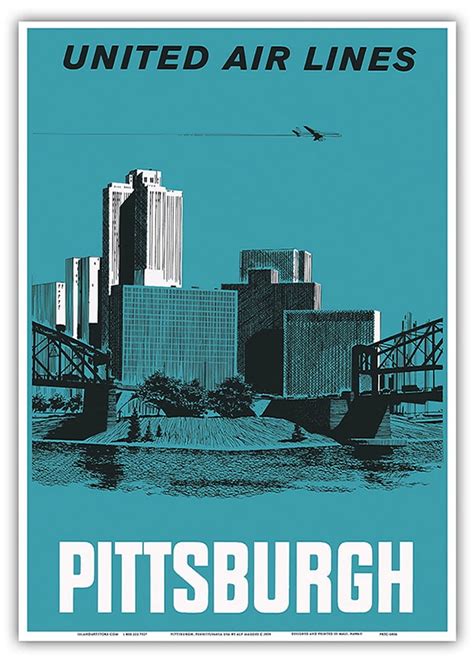 Pittsburgh Pennsylvania Usa United Air Lines Allegheny And