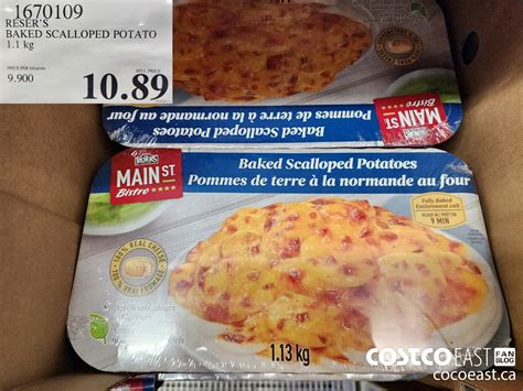 1670109 Reser S Baked Scalloped Potatoes 1 1 Kg 10 89 Costco East Fan