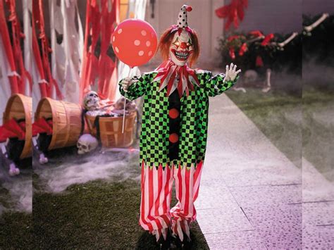 51 5 Animated Clown Halloween Prop Indoor Display