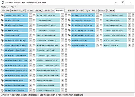 Windows 10 Debloater Tool Debloat Gui Updated Feb 2 2021 V1 4 Freetimetech