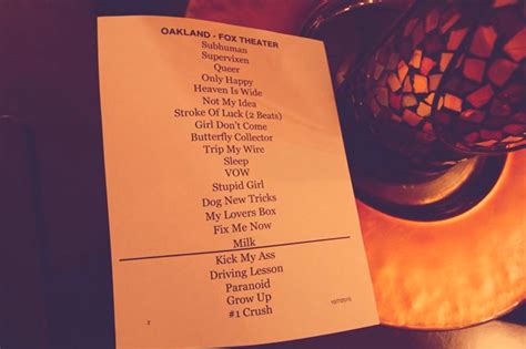 Garbage 20 Years Queer Tour At Fox Theater Oakland California 1072015 Concert Review Garbage 20 Years Queer Tour At Fox Theater Oakland California 1072015 Concert Review