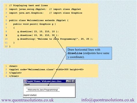 Core Java Over View Basics Introduction By Quontra Solutions Ppt