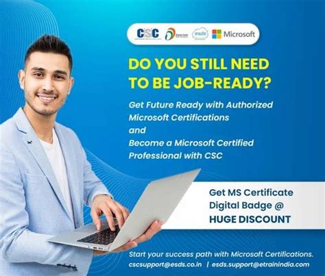 Microsoft Certification at Rs course सरटफकट करस certificate courses Csc Common