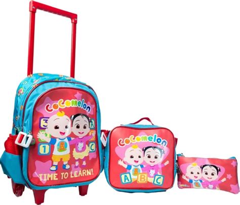 خرید و قیمت ست کیف مسافرتی کیف مدرسه کودکان و نوپا با کیف و چرخ دستی